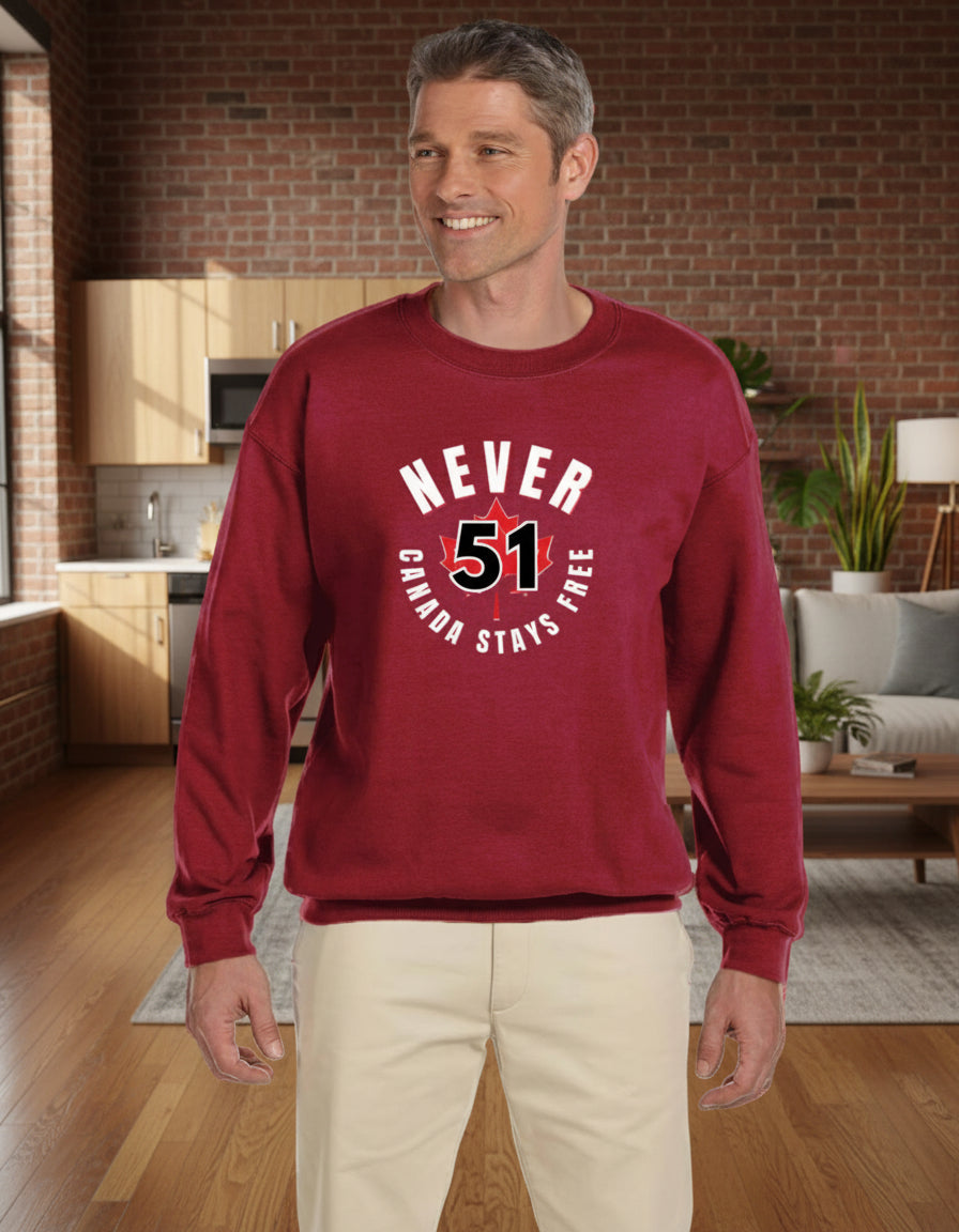 Fall/Winter Collection Never 51 Men's Fleece Crew – The Planet D